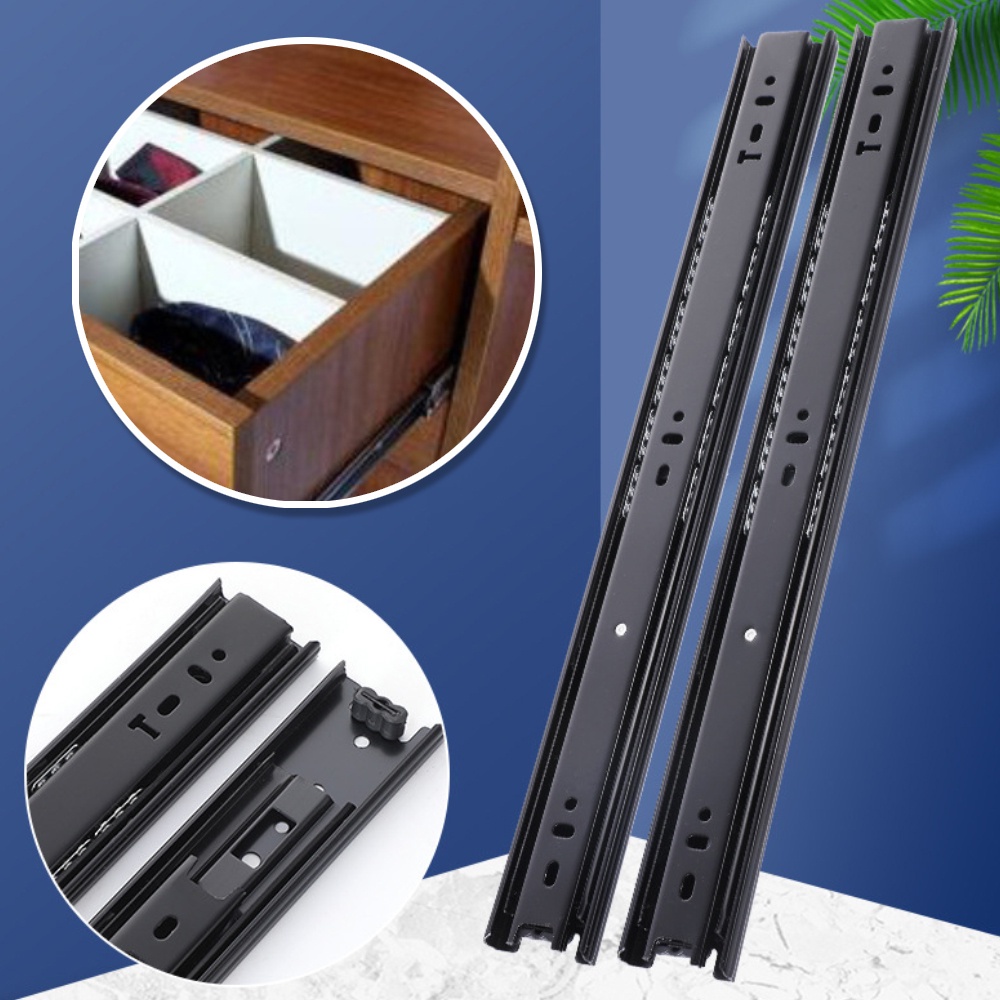 Three-Section Rail Drawer Guide Full Extension Steel Drawer | 蝦皮購物