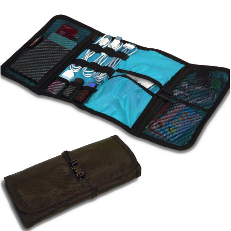 Roll UP Universal travel electronic organizer case Organizer | 蝦皮購物