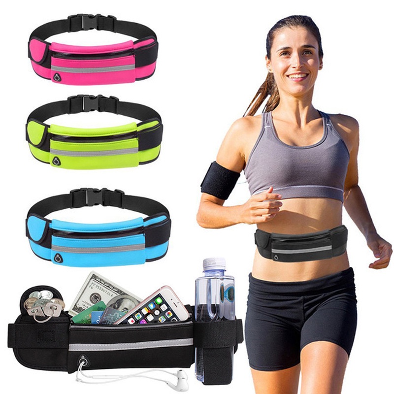 Waterproof Running Jogging Sports Belt Bag Women Men Fitness | 蝦皮購物