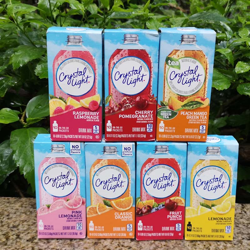 Crystal Light Drink Mix美國無糖維他命速溶檸檬沖飲果味粉 | 蝦皮購物