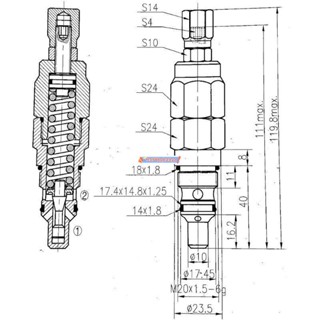 【新品】液壓工具#YF08-09插裝閥直動式溢流閥錐閥保壓動力單元液壓閥廠家直銷 | 蝦皮購物