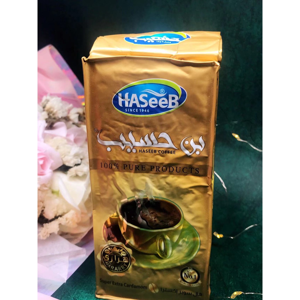 HASEEB COFFEE200g也門風味特色咖啡阿拉伯咖啡原裝經典咖啡粉 | 蝦皮購物