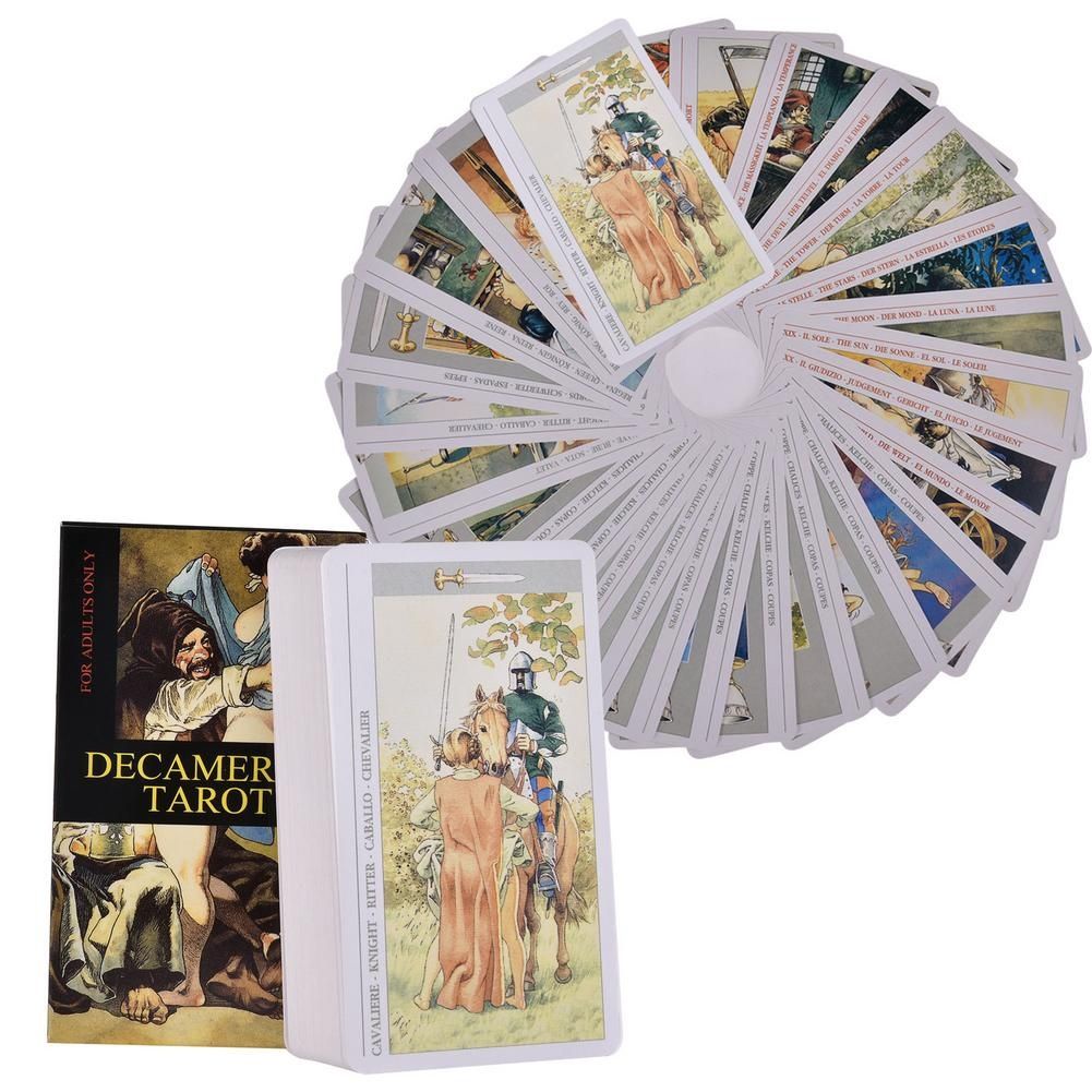 【下殺】英文版 Decameron Tarot薄伽丘十日談塔羅牌桌游卡牌絨布桌布 | 蝦皮購物