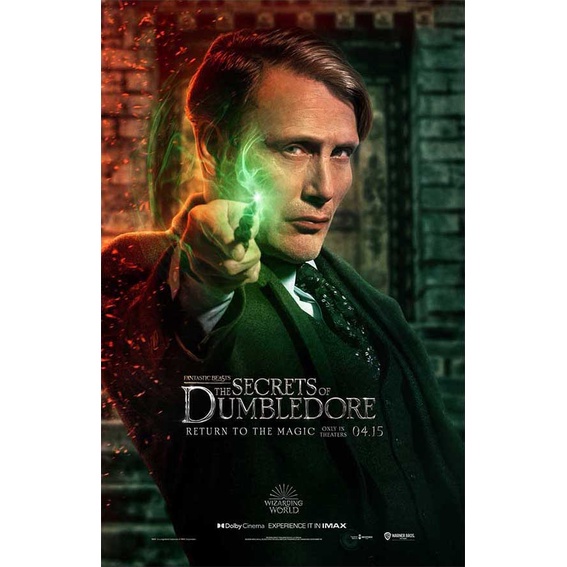 怪獸與鄧不利多的秘密 A3+A2相紙電影海報Fantastic Beasts Secrets of Dumbledore | 蝦皮購物