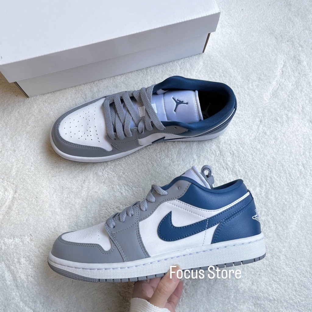 Air Jordan 1 Low 灰藍 Grey Blue DC0774-042 | 蝦皮購物