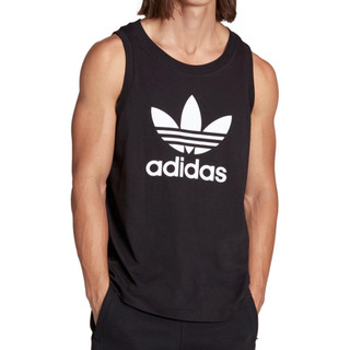 Adidas Trefoil Tank 男款 黑色 亞洲版 運動 休閒 經典 三葉草 棉質 舒適 背心 IA4811 | 蝦皮購物