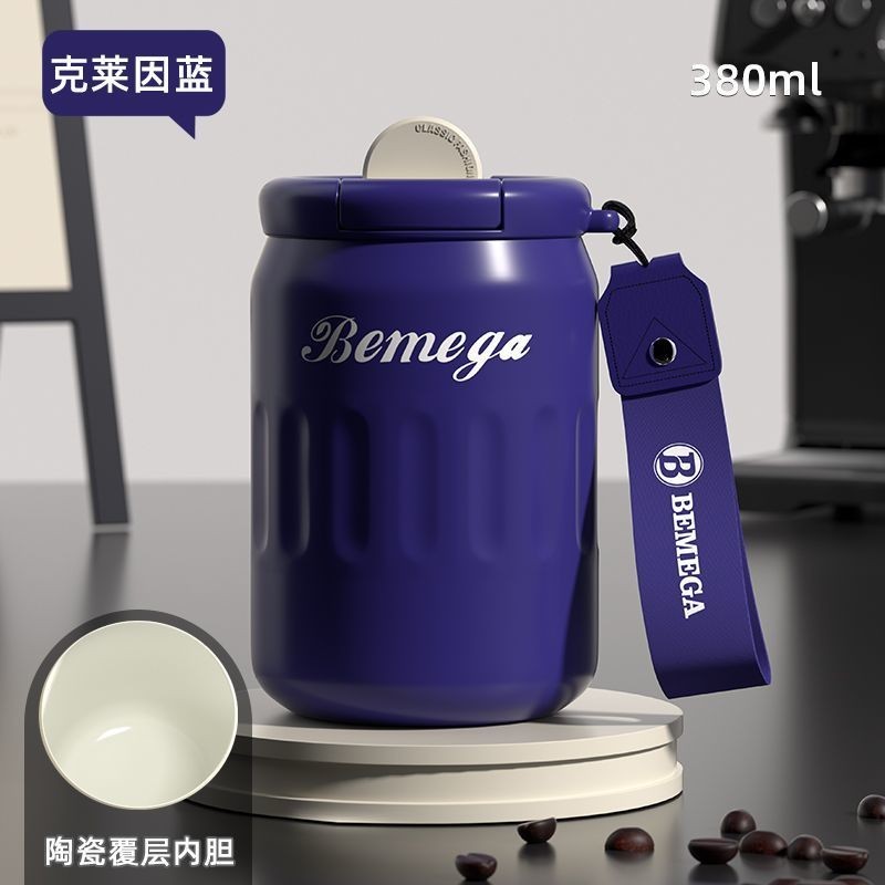 🔥🔥英國 Bemega 保溫杯 陶瓷內膽 咖啡杯 高顔值 女生高檔隨行水杯 2024新款 複古風 | 蝦皮購物