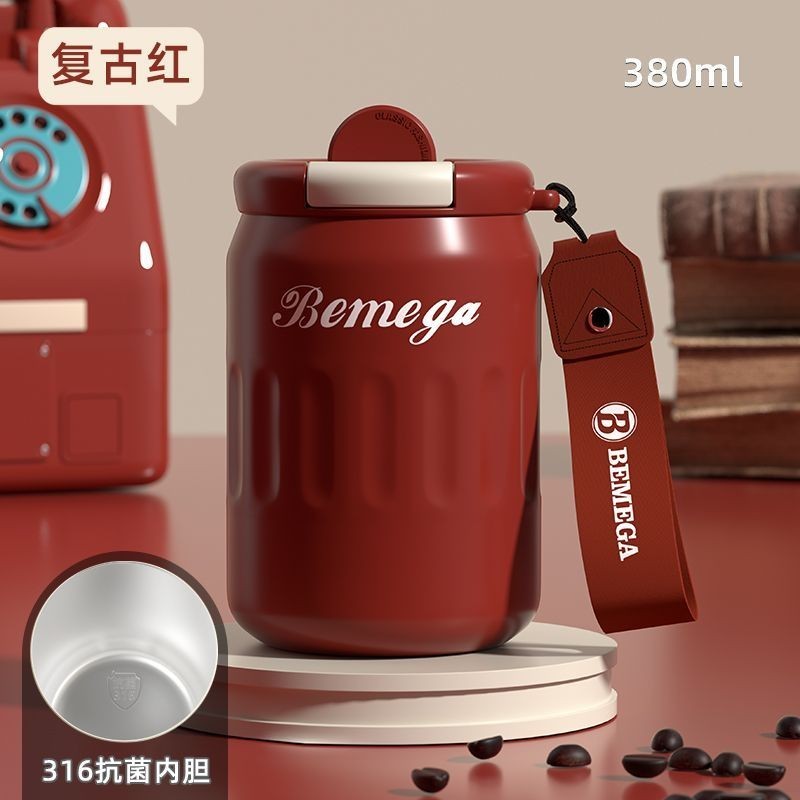 🔥🔥英國 Bemega 保溫杯 陶瓷內膽 咖啡杯 高顔值 女生高檔隨行水杯 2024新款 複古風 | 蝦皮購物