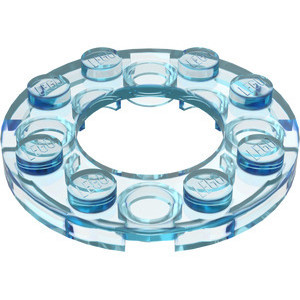 [樂磚庫] LEGO 29337 平板 圓型 透明亮藍色 4x4 6384260 6507891 | 蝦皮購物