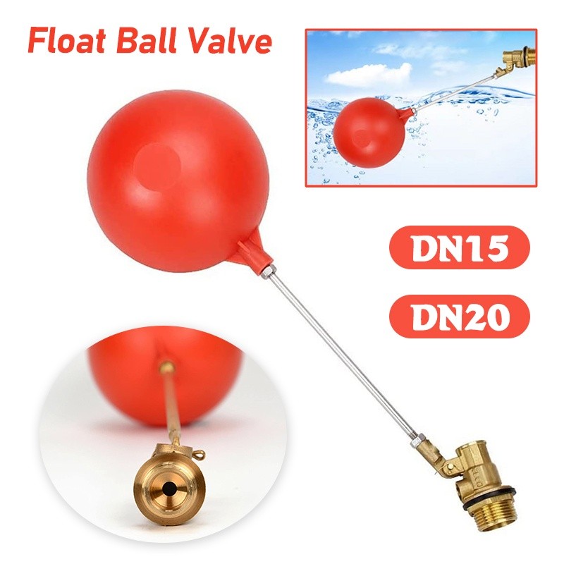 Dn15/Dn20 Plastic Float Ball Valve Brass Float Valve Assembl | 蝦皮購物