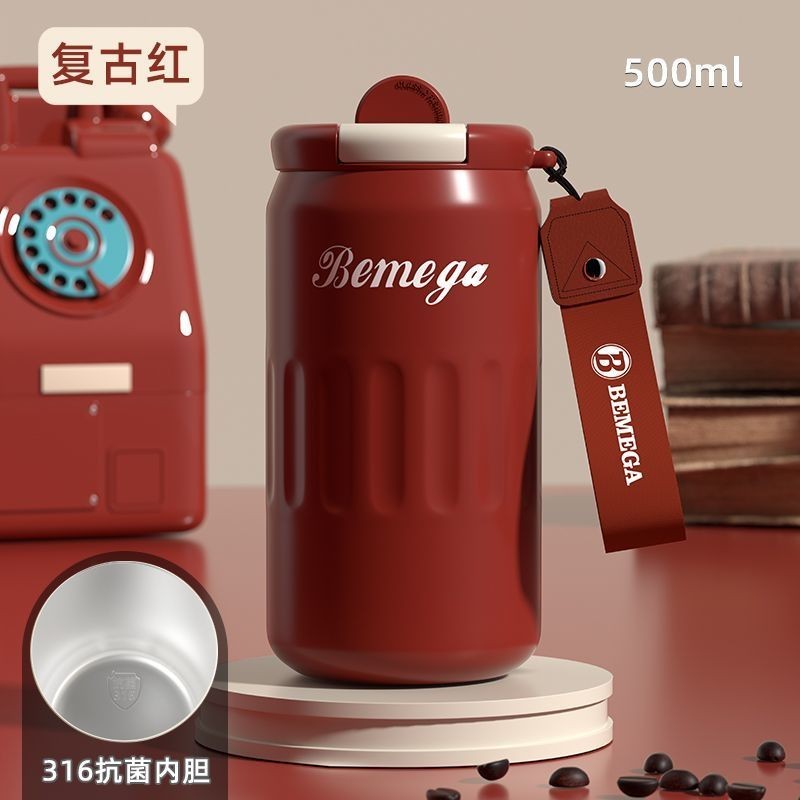 🔥🔥英國 Bemega 保溫杯 陶瓷內膽 咖啡杯 高顔值 女生高檔隨行水杯 2024新款 複古風 | 蝦皮購物
