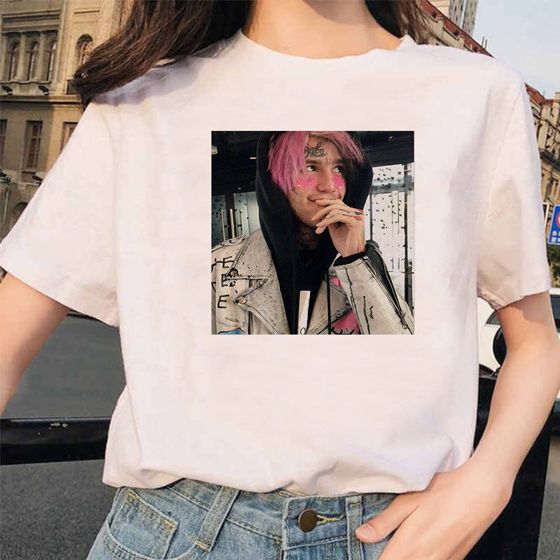 Rapper Lil Peep T Shirt Rap Hip Hop LilPeep Girl Tshirt | 蝦皮購物