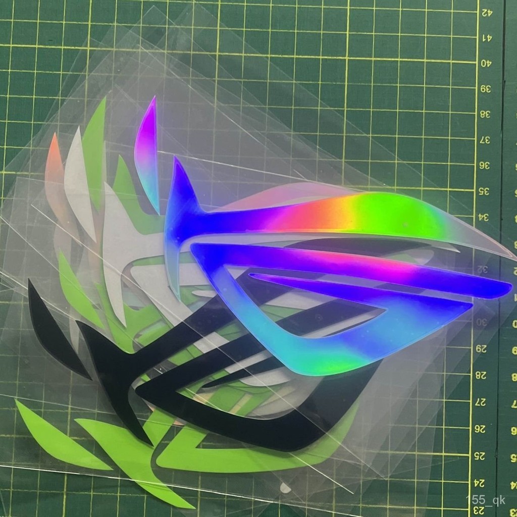 ROG敗傢之眼愛好者專用電腦貼紙防水防曬鏤空鵰刻版 HMIV | 蝦皮購物