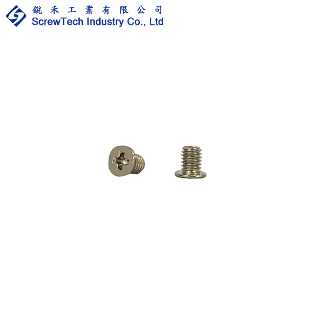【銳禾】工廠直營 M3x4 I頭 十字槽 機械牙 鍍鎳 100入 特殊螺絲 IAM0300401A | 蝦皮購物