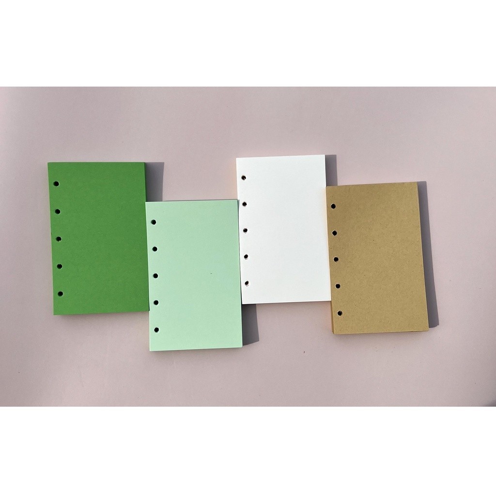 M5手帳內芯活頁替芯內頁5孔A8小孔徑INS風內頁彩色隔頁迷你手帳本 | 蝦皮購物