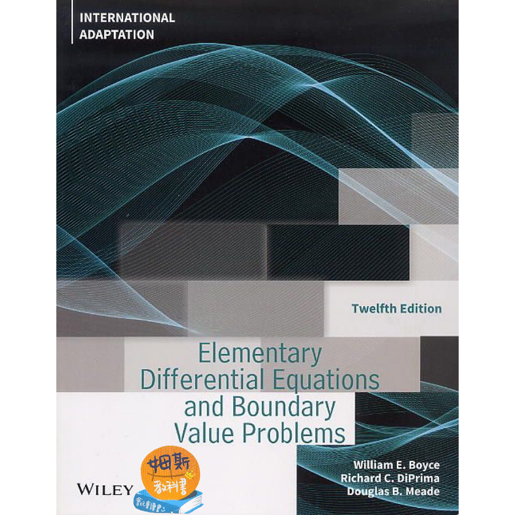 【華通書坊】Boyce`s Elementary Differential Equations and Boundary Value Problems 12/e BOYCE ...