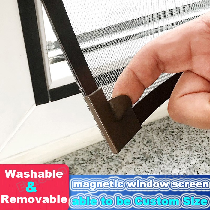 Magnetic Window Screen &Velcro Window Screen /Invisible mosq | 蝦皮購物