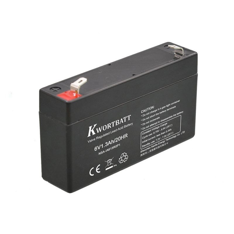 6v 電池 蓄電池 包郵6v1.3ah/20hr鉛酸免維護蓄電池酒店機電子秤通訊備用3FM1.3 | 蝦皮購物