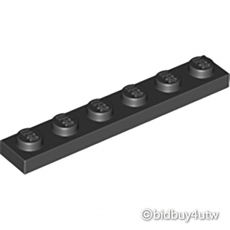 LEGO零件 薄板磚 1x6 3666 黑色 366626【必買站】樂高零件 | 蝦皮購物