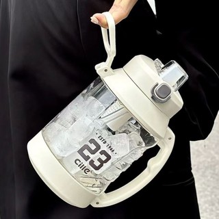 水壺 2000ml tritan 水壺 刻度水壺 運動水壺 茶水分離杯 希樂 吸管水壺 耐高溫 水杯 手提 大容量水壺 | 蝦皮購物