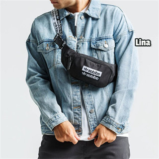 Adidas Waist Bag 腰包 側背包 雙Logo串標 斜背包 Ej0974 | 蝦皮購物