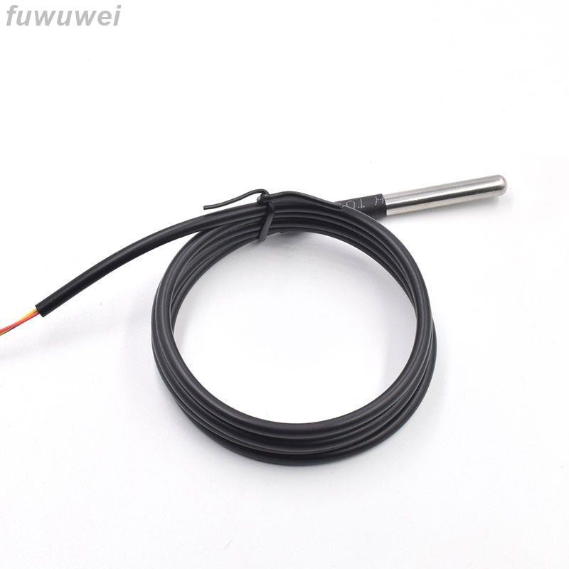 可開票 不銹鋼封裝 防水型DS18b20探頭 XH2.54-3P端子 fuwuwei | 蝦皮購物