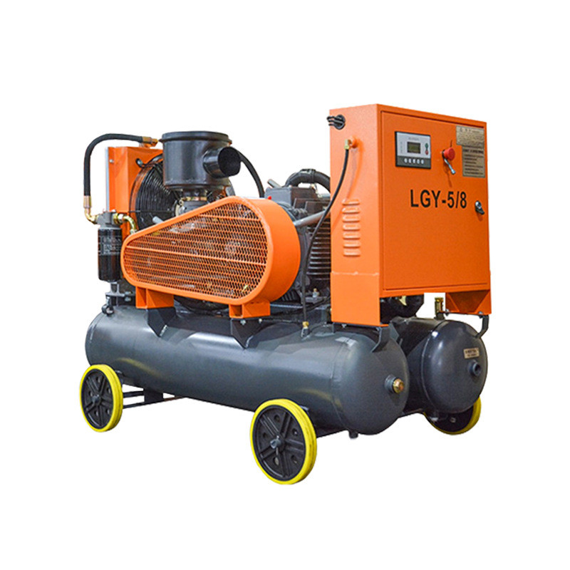 【前50名諮詢客服-可領優惠】 空壓機 開山螺桿空壓機 小型一體式移動雙罐打樁機配鑿巖機風鎬用LGY-5/8G | 蝦皮購物