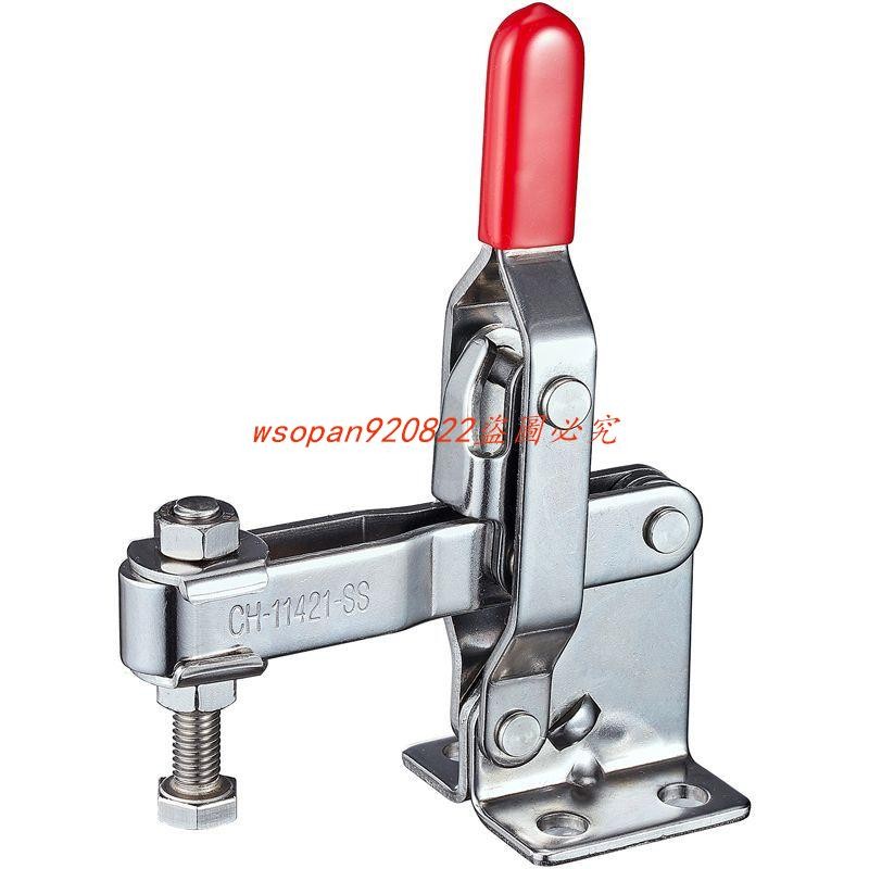CH-11421-SS原裝嘉剛不銹鋼工裝夾鉗焊接固定壓緊器垂直快速夾具 | 蝦皮購物