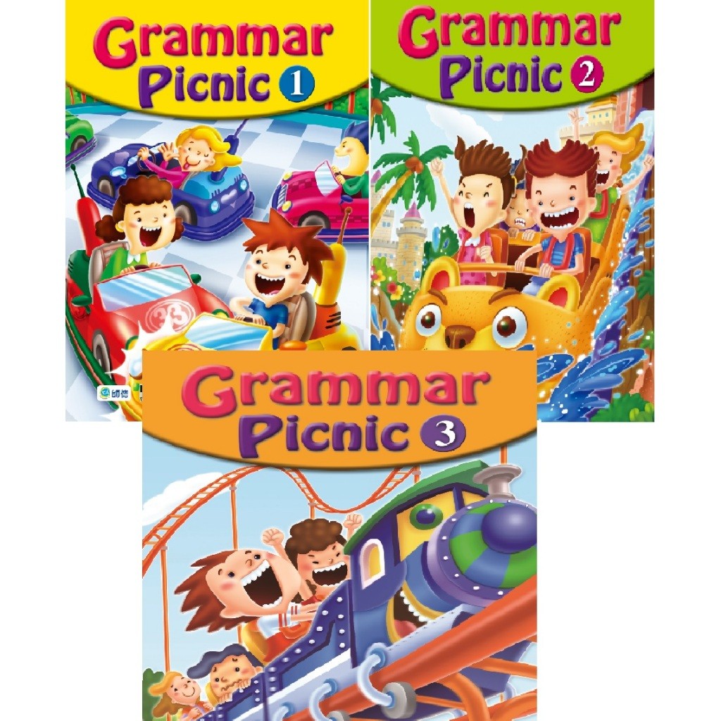 【華通書坊】Grammar Picnic 系列(課本+練習本+專屬互動式數位遊戲、資源) Blair Seo 師德文教 | 蝦皮購物