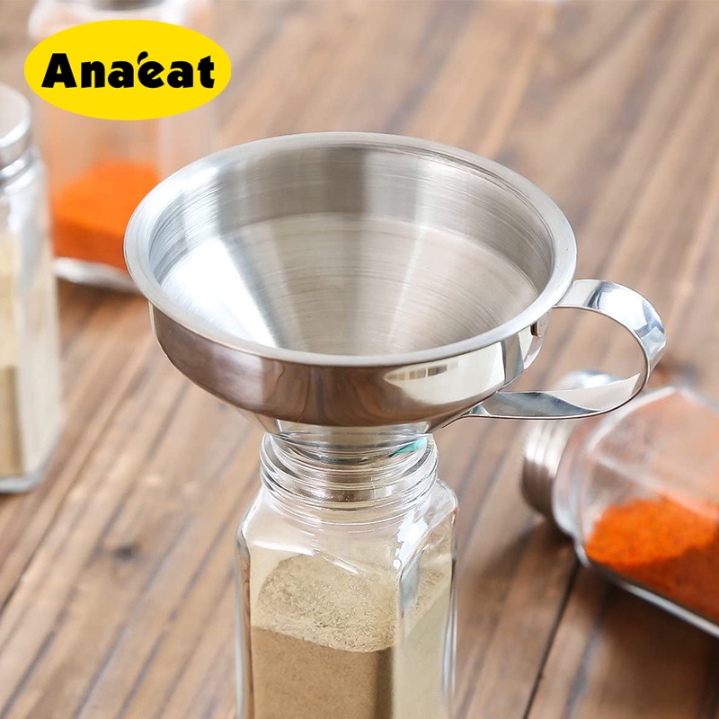1pc Stainless Steel Canning Funnel, Wide Mouth Jar Funnel Wi | 蝦皮購物