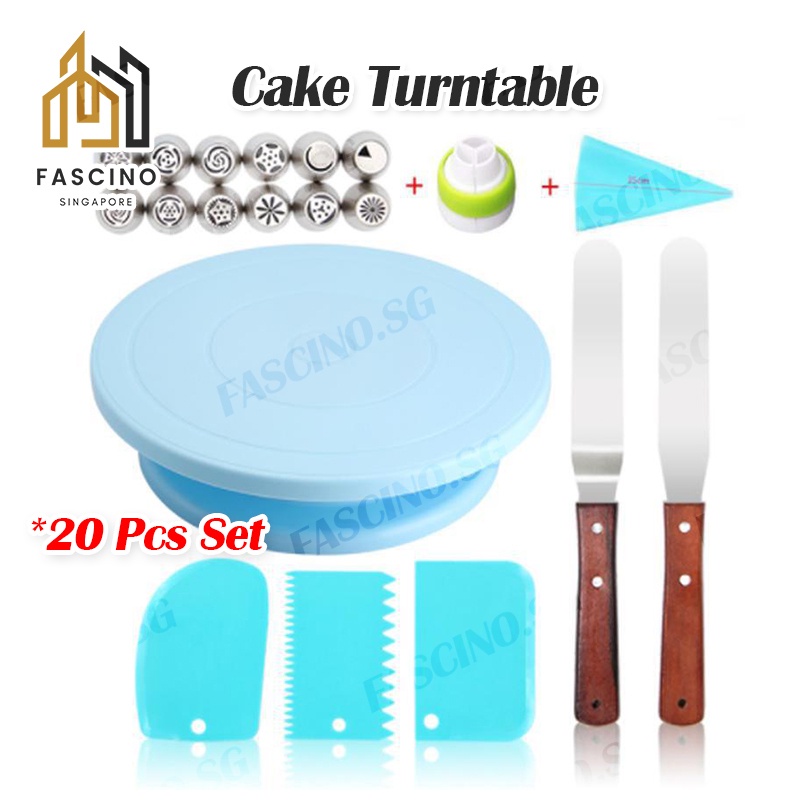 Cake Turntable Stand Cake Decoration Accessories DIY Mold Ro | 蝦皮購物