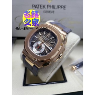 已交流 Patek Philippe 百達翡麗 PP Nautilus 5980R 金鷹 鸚鵡螺 計時 玫瑰金 | 蝦皮購物