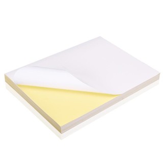 50 A4 sticker paper paste label sticker blank adhesive tape | 蝦皮購物
