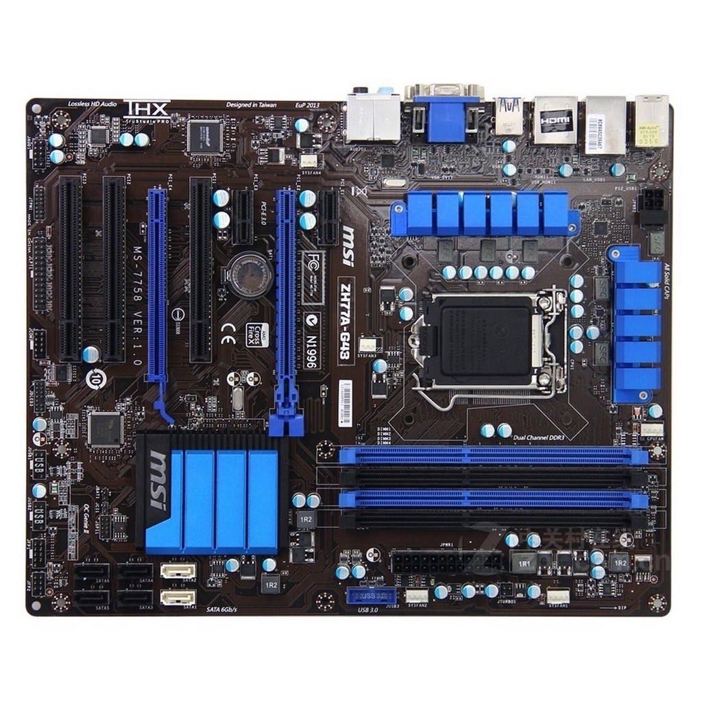 ♂MSI/微星 ZH77A-G43 H77主板 USB3 SATA3 1155主板 超Z68 Z77 | 蝦皮購物