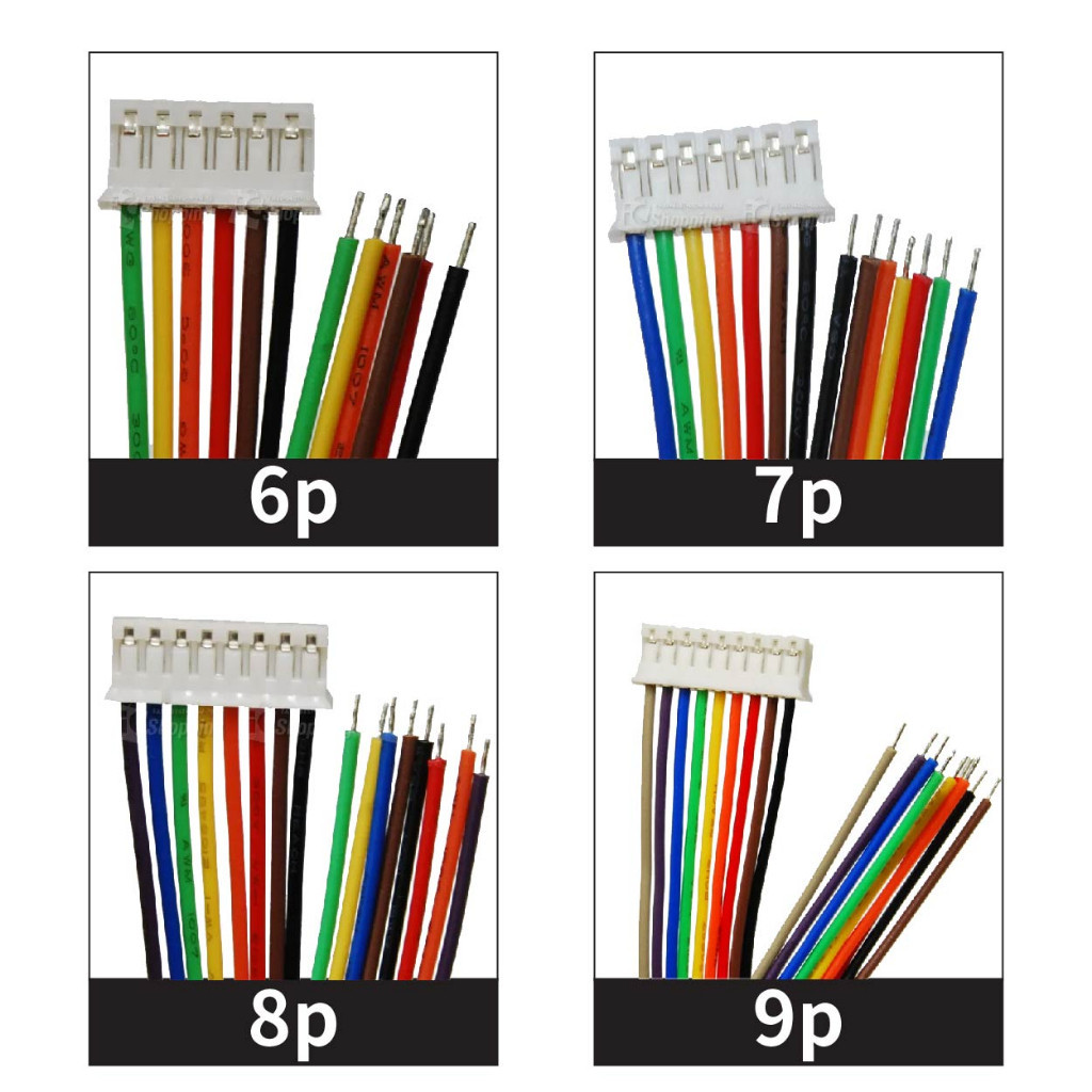 iCShop PH2.0單頭線 2p 3p 4p 5p 6p 7p 8p 9p 10p母 含座 30cm 端子線 JST | 蝦皮購物