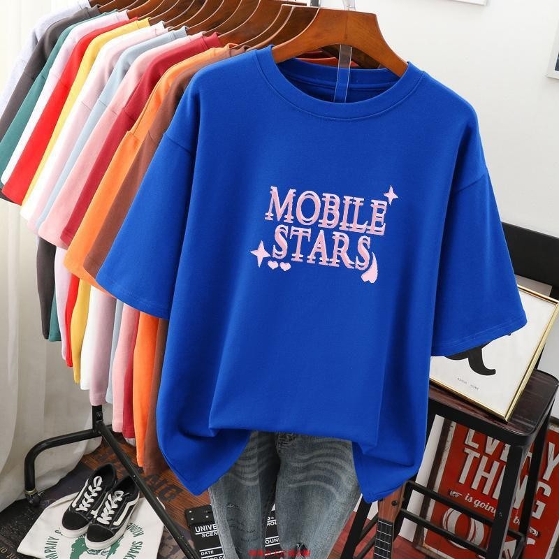 大尺碼上衣 大碼短袖 短袖女 大碼t 夏季短袖 大碼胖mm2-300斤短袖t恤女裝夏季新款學生韓版寬松辣妹體恤上衣服 | 蝦皮購物