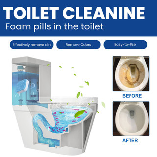 JUE-FISH Toilet Effervescent Tablets Toilet Cleansing, Decon | 蝦皮購物