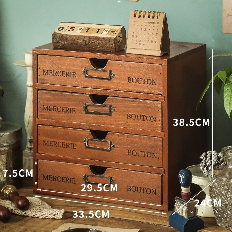 顯示器 電腦收納盒辦公桌置物架桌麵 櫃子木質zakka抽屜式a4 增高架 | 蝦皮購物