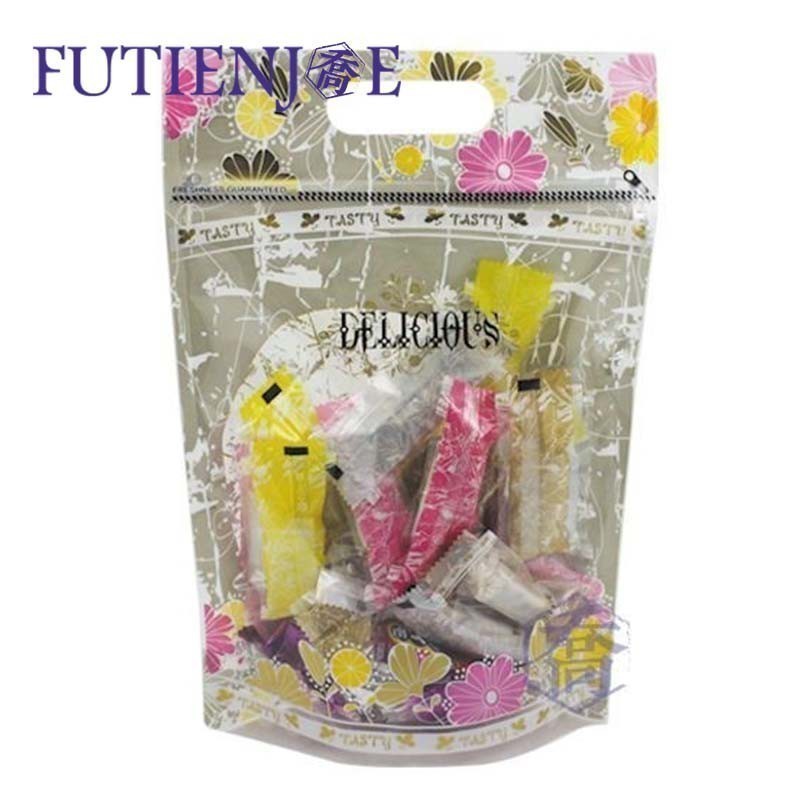 FJ-811 繽紛美味 手提夾鏈立袋 / 210*310+45mm (50入/包) (730公克/包) | 蝦皮購物