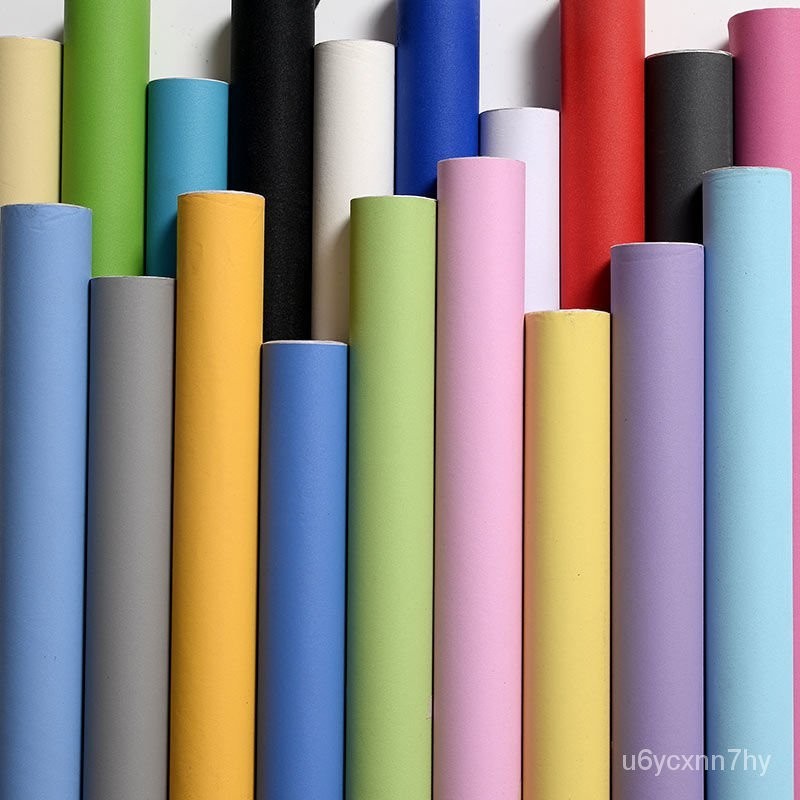 🔥臺灣出貨🔥自粘加厚墻紙防水PVC壁紙墻貼純色卽時貼傢具翻新貼紙櫥櫃貼hhfoof | 蝦皮購物