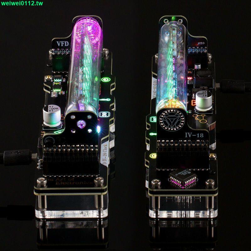 優化 爆款特賣促銷 IV18熒光管時鐘創意科技感擺件電腦桌搭擬輝光管賽博朋克男友禮物高品質新品精品優品特惠限時下殺直銷 | 蝦皮購物