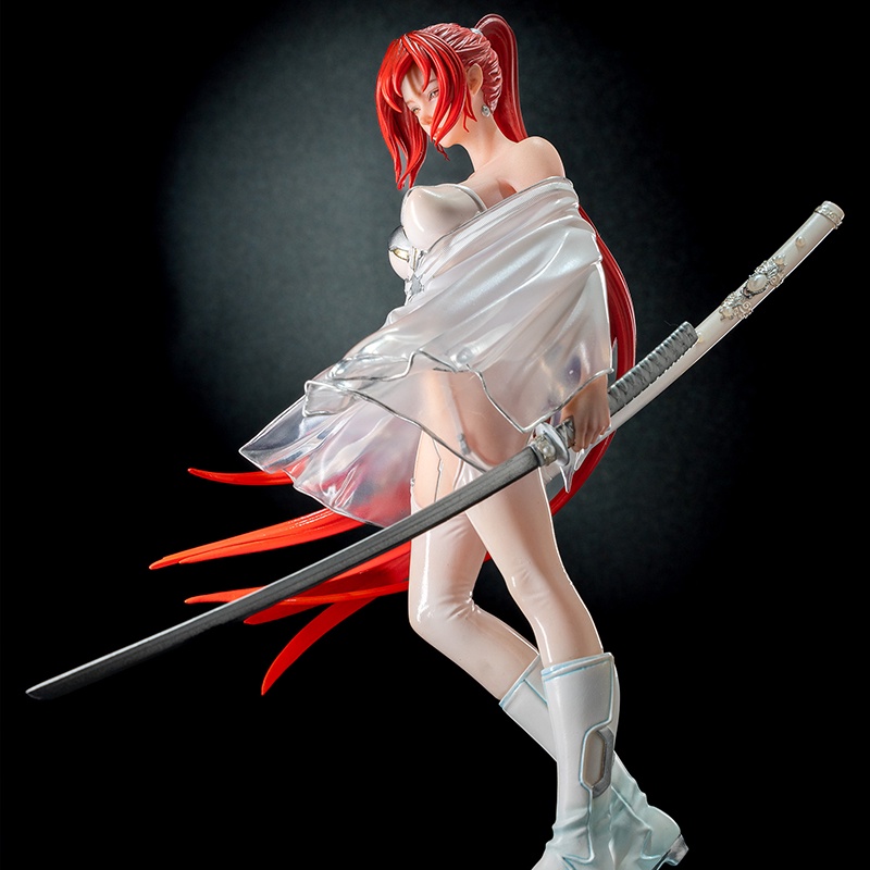 朝暮間 正版 末那末匠｜Binjie.Lee《Zero》賽博風女武士GK套件白件藝術雕像 | 蝦皮購物