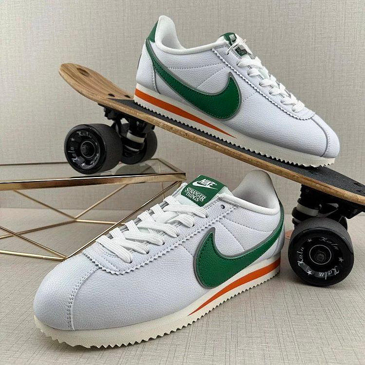耐吉Nike Classic Cortez Leather 阿甘復古初代皮革慢跑鞋 貨號：CJ6106 100 | 蝦皮購物
