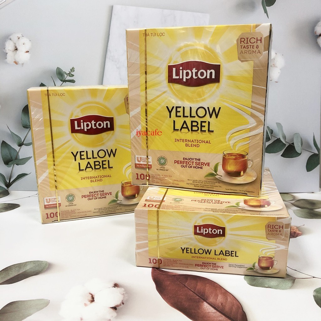 【愛鴨來掌櫃】副餐紅茶 立頓紅茶 Lipton 立頓黃牌精選紅茶 2gx100包 | 蝦皮購物
