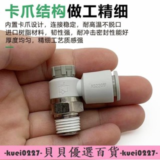 SMC型氣動調速閥接頭 AS1201F-M5-04A/06A AS2201F-01/02-06/08SA | 蝦皮購物