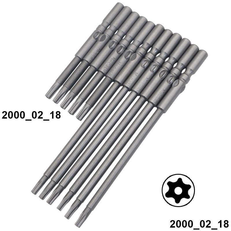 熱銷梅花電批頭電動螺絲刀內六角批咀星型起子頭T5 T6 T20 | 蝦皮購物