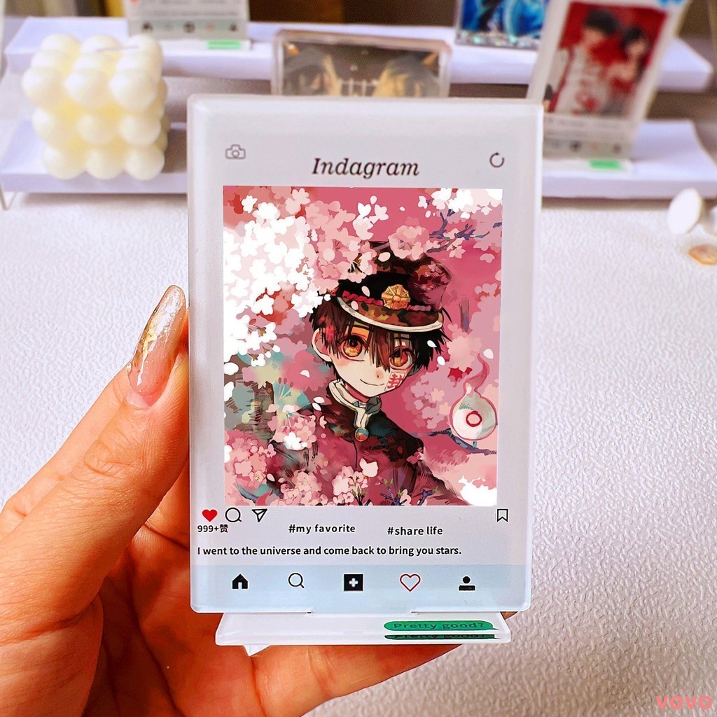 【地縛少年花子君周邊】動漫地縛少年花子君周邊INS風谷子LOMO卡展示立牌相框亞克力擺件 | 蝦皮購物