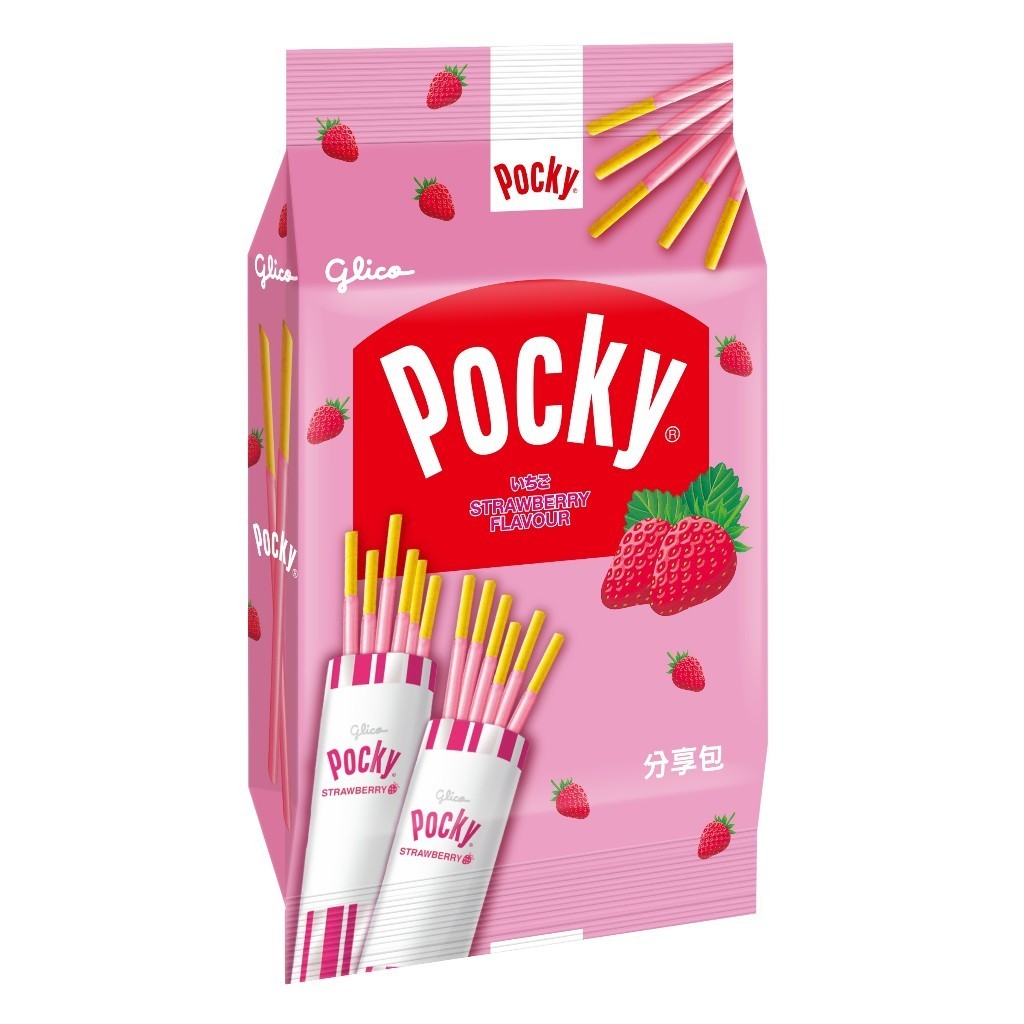 POCKY百奇 草莓棒分享包【三友藥妝Tomod's】 | 蝦皮購物