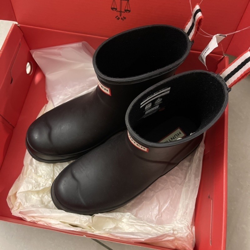 【現貨永和板橋優惠圖一款～尺寸 Uk4 US6 EU37】 Costco HUNTER 女短雨靴 雨鞋 台灣好市多 | 蝦皮購物