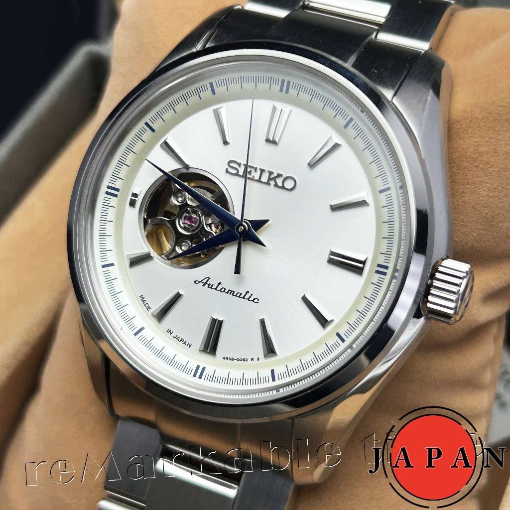 【SEIKO 自動機械手錶】 日本製造鏤空藍寶石水晶自動機械男錶款SARY051 | 蝦皮購物
